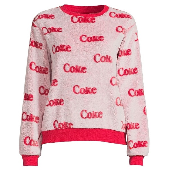 Coca Cola | Tops | Nwt Juniors Coca Cola Pullover Fleece | Poshmark